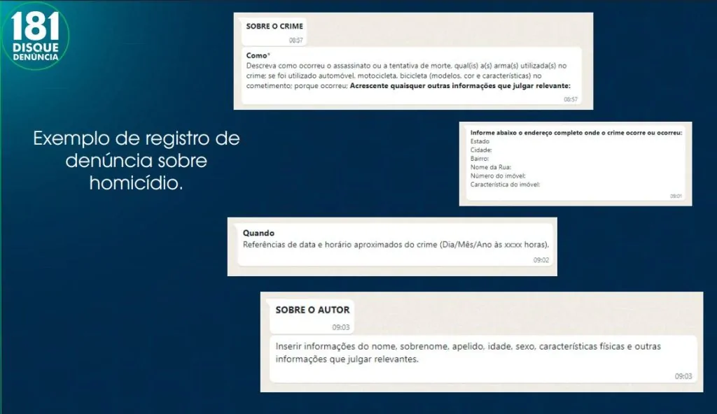 Disque Denúncia no WhatsApp: veja como usar o novo canal para registrar ...