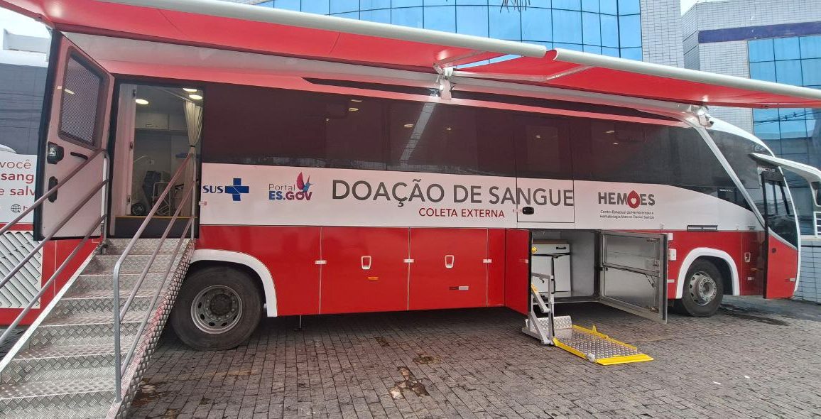 Novo ônibus do Hemoes amplia coleta de sangue e vai percorrer ...